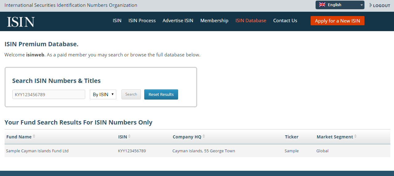 Database Services - ISIN, CUSIP, LEI, SEDOL, WKN, CFI Codes, Database ...