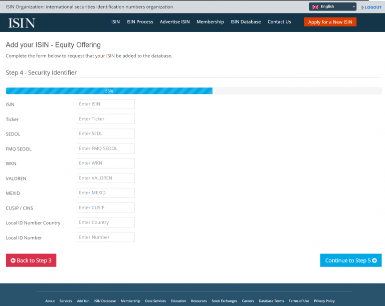 Database Services - ISIN, CUSIP, LEI, SEDOL, WKN, CFI Codes, Database ...