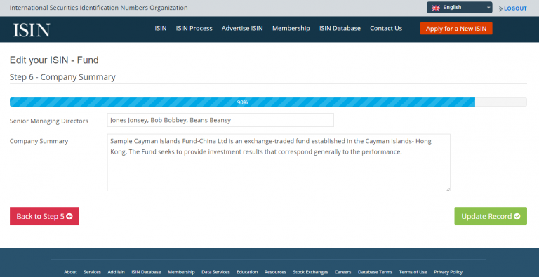Database Services - ISIN, CUSIP, LEI, SEDOL, WKN, CFI Codes, Database ...