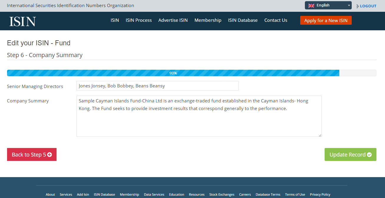 Database Services - ISIN, CUSIP, LEI, SEDOL, WKN, CFI Codes, Database ...